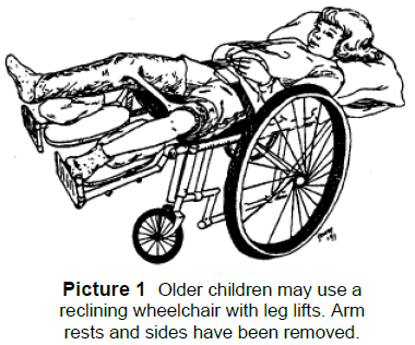 Hip Spica Cast Wheelchair